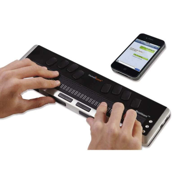 Nešiojamasis elektroninio Brailio rašto įtaisas „Brailliant BI 80 ...